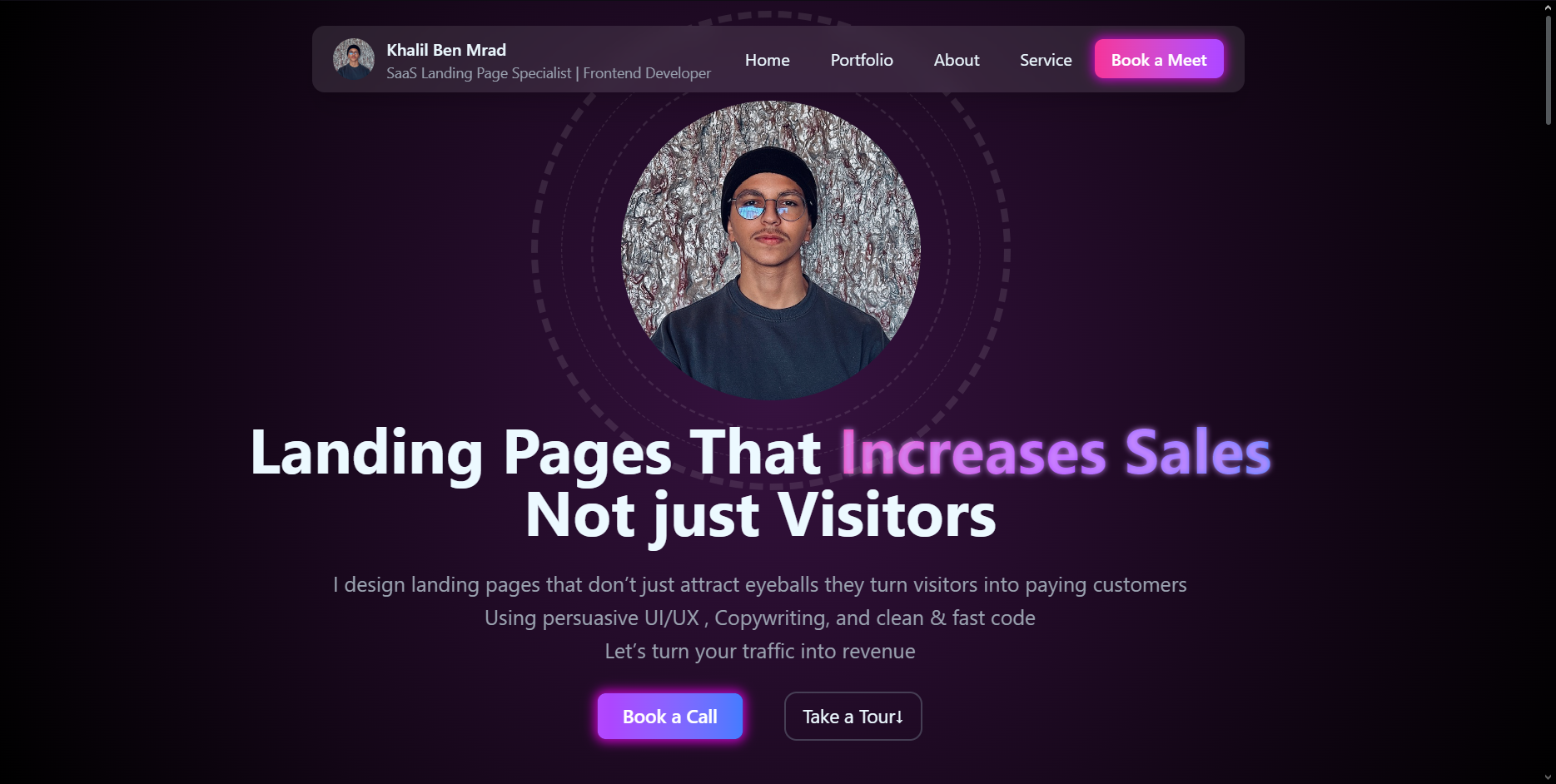 Khalil Ben Mrad - High-Converting Landing Pages for Startups & SaaS